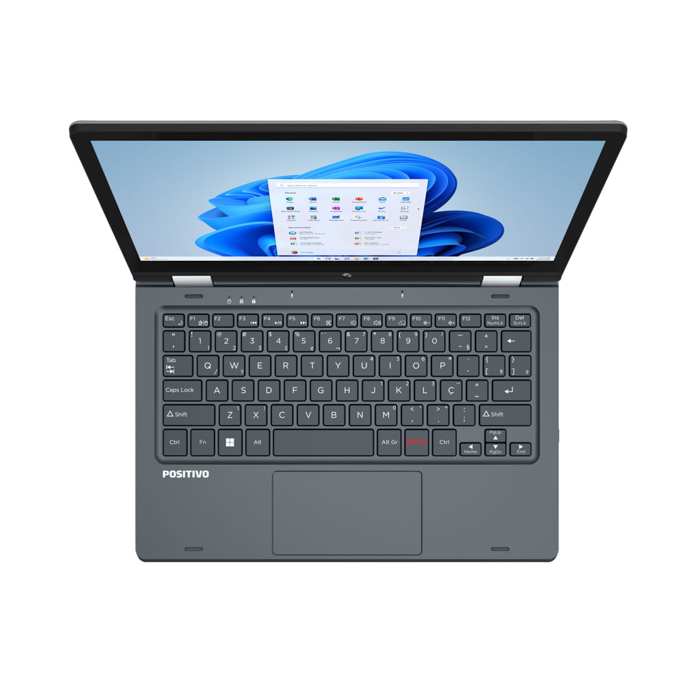 Notebook 2 em 1 Positivo Duo C4128B-3 Intel Celeron Dual Core Windows ...