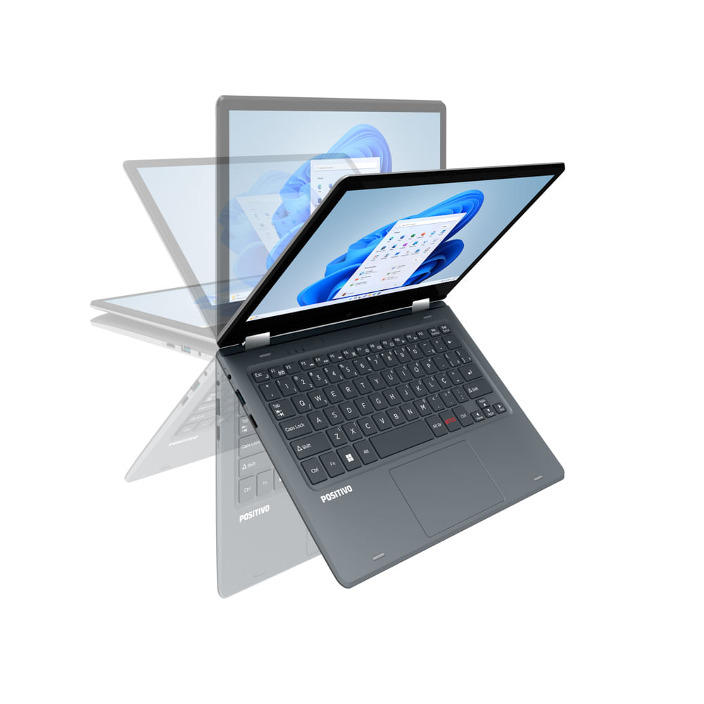 Notebook 2 em 1 Positivo Duo C4128B-3 Intel Celeron Dual Core Windows ...