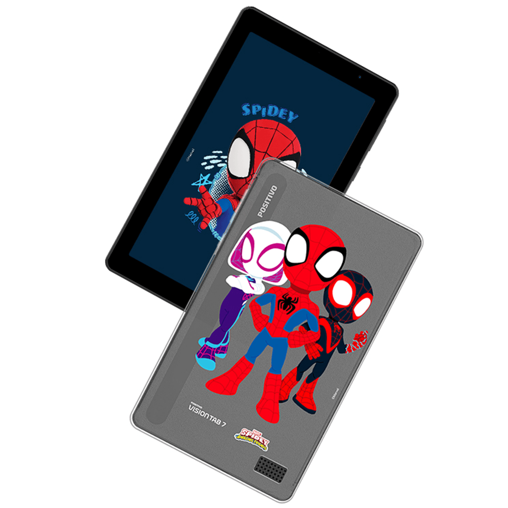Tablet Vision Tab 7 Spidey | Loja Positivo - Loja Positivo